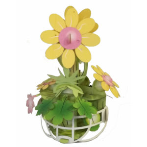 Tea Time Pop-up Flower greeting card #20 - Smart Paper Cuts